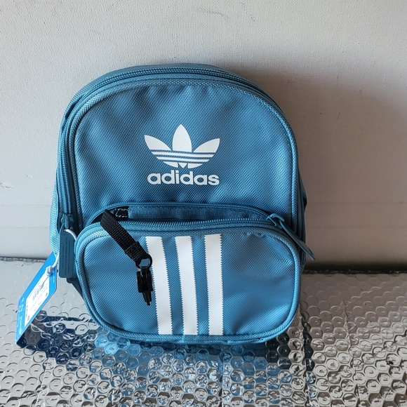 adidas | Bags | Adidas Santiago Mini Backpack Sky Blue 24 Oz Bottle ...